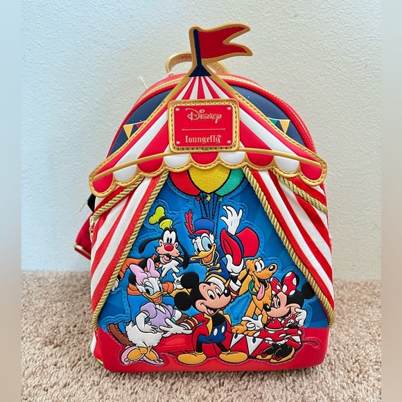 Loungefly | Bags | Nwt Loungefly Disney Mickey Mouse And Friends Circus ...